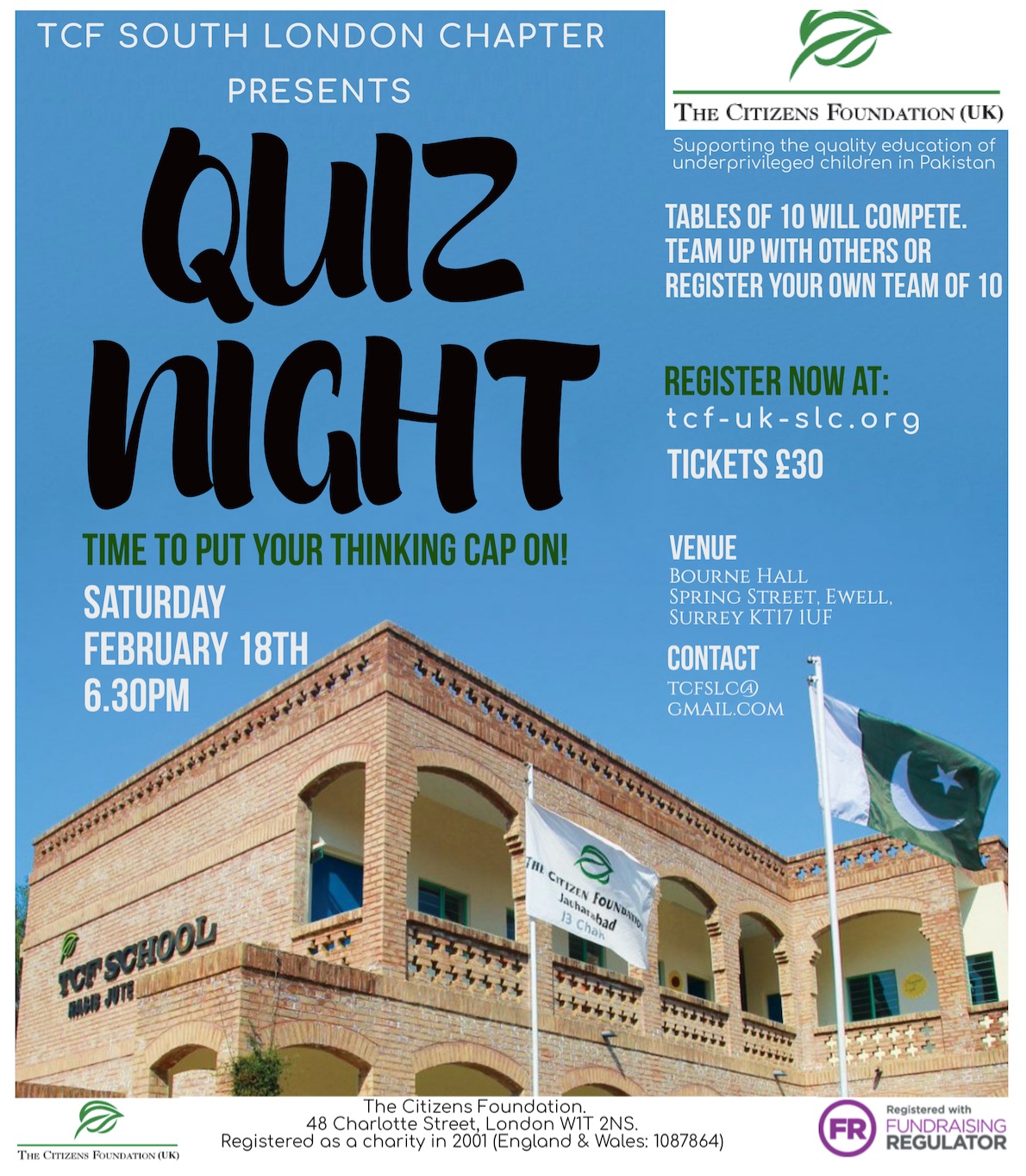 QUIZ 2023 – TCF UK South London Chapter